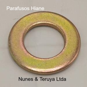 ARRUELA LISA M6 (6,40X12X1,40MM) DIN125 TIPO A BICROMATIZADO CISER ...